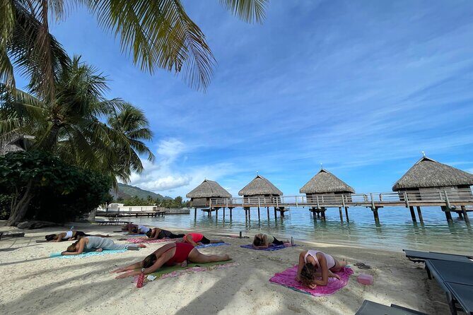 Yoga on the paradise beach of Manava Moorea - Why this yoga class offers real value