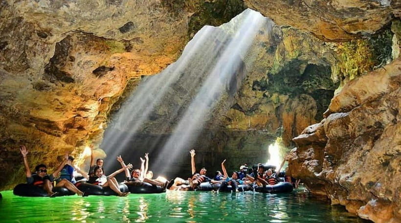 Yogyakarta; Pimdul Cave,Tubing Rafting & Timang Beach. - Key Points