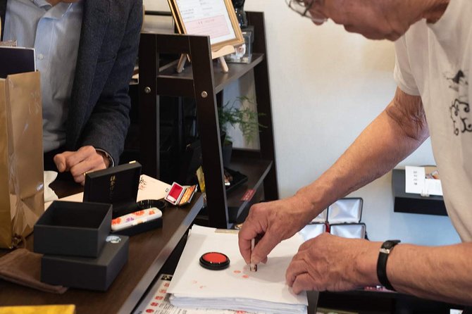 Your Own HANKO Name Seal Activity in Kamakura. - The Hanko Crafting Process