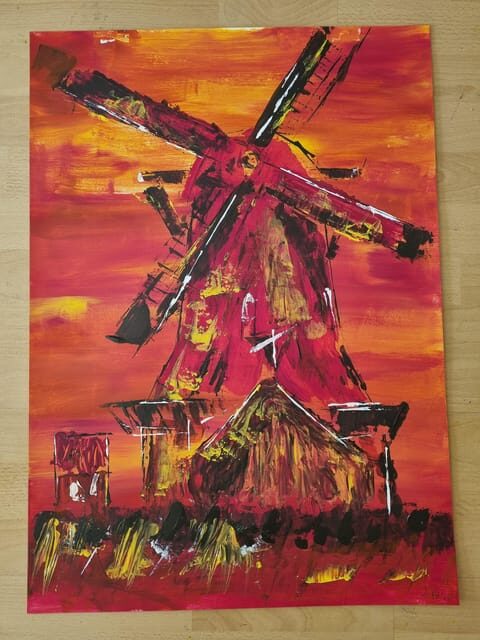 Zaandam: paint a Dutch windmill in a cosy atelier - An Authentic, Artistic Twist on Dutch Tourism