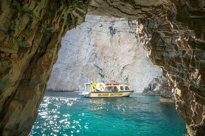 Zakynthos: Glass Bottom Turtle Boat Tour to Keri Caves & Islands - Pricing and Booking Information