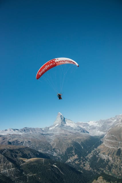 Zermatt: Tandem Paragliding Flight With Matterhorn View - Itinerary and Flight Experience