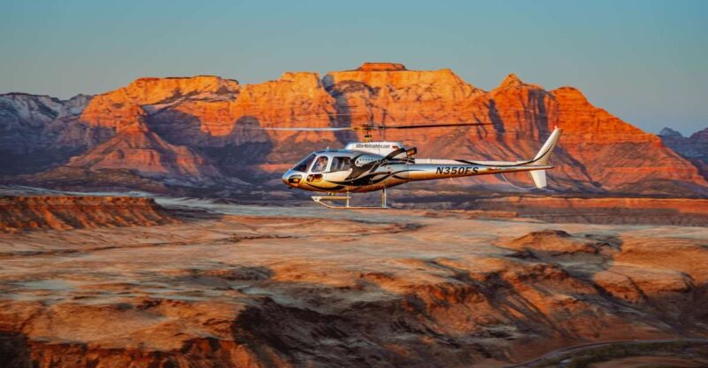 Zion National Park and Canaan Cliffs: Helicopter Tour - The Flight Itinerary: A Visual Journey