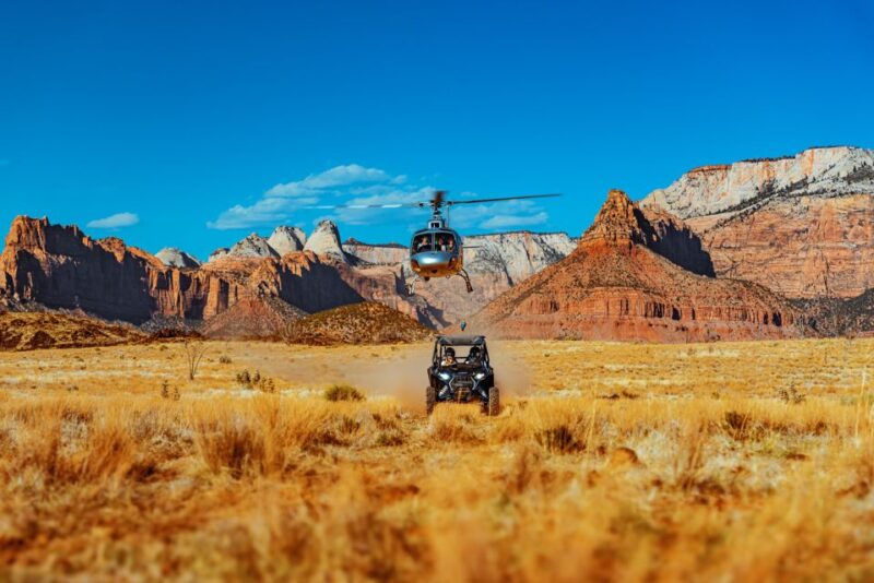Zion National Park, Canaan Cliffs: Extended Helicopter Tour - The Value and Booking