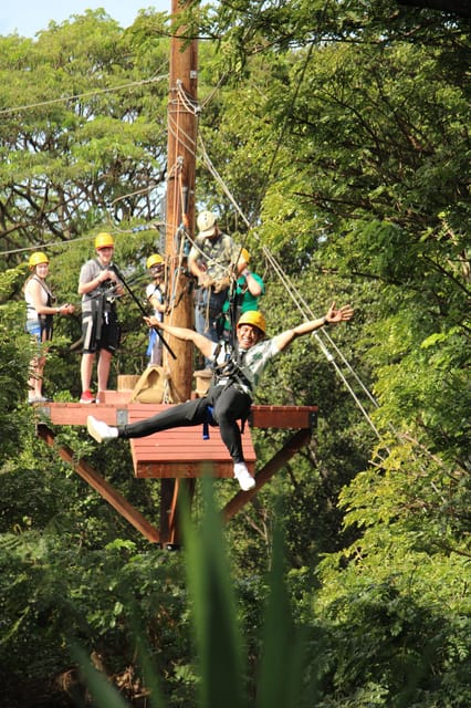 Zip & Dip: 3 Ziplines + Wet 'n' Wild Hawaii Waterpark - Key Points