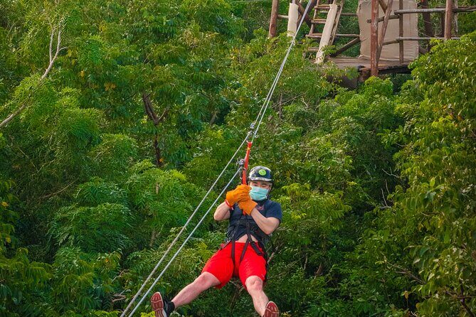 Zipline Adventure and Beach Time in Cozumel - Exploring the Jungle: The Zipline Experience