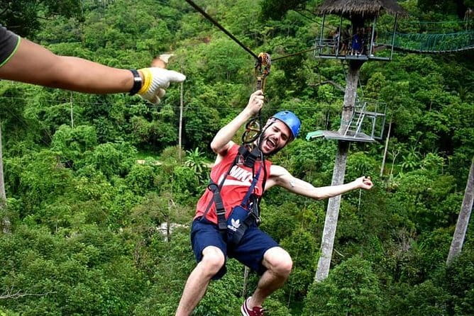 Zipline adventure on Mountain & Seaview (9 Platforms 1500 m.) - Key Points