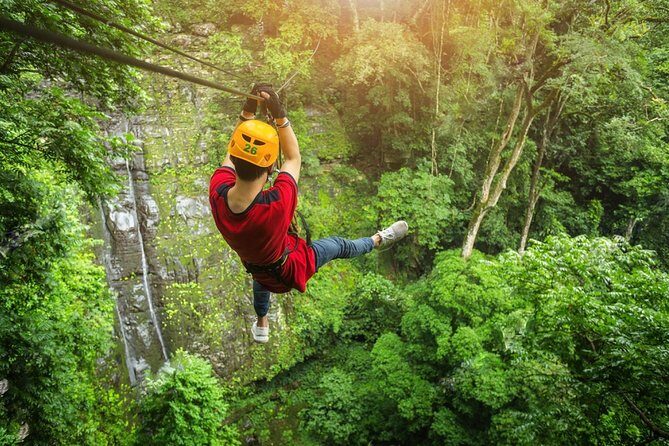 Zipline & Coffee with Waterfall Views in Koh Samui - Key Points