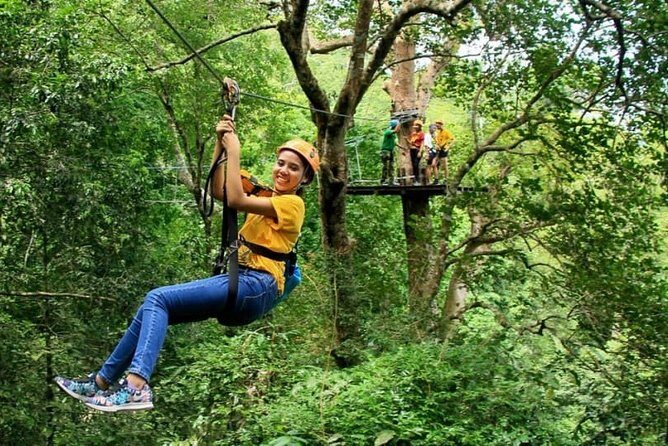Zipline & Coffee with Waterfall Views in Koh Samui - Detailed Breakdown of the Itinerary