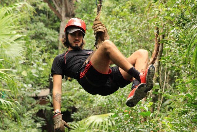 Zipline Tour includes Cenote Swim and ATV Circuit with round trip and lunch - The Itinerary in Detail