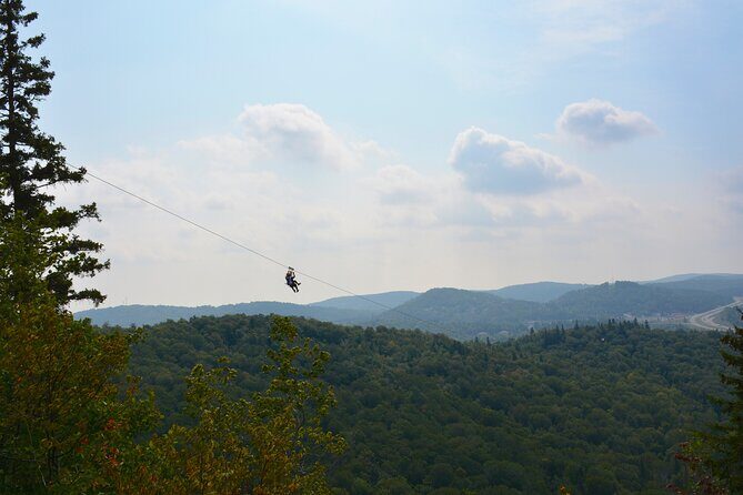 Ziplines over Laurentian Mountains at Mont-Catherine - Authentic Feedback from Participants