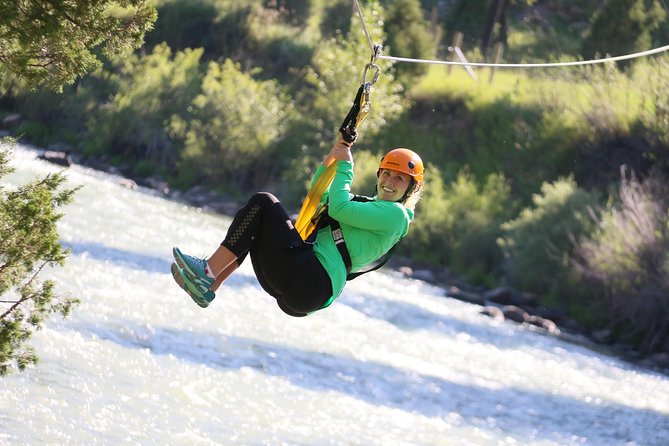 Ziplining across the Beautiful Gallatin River - Ascending Sky Bridges and Tree Platforms