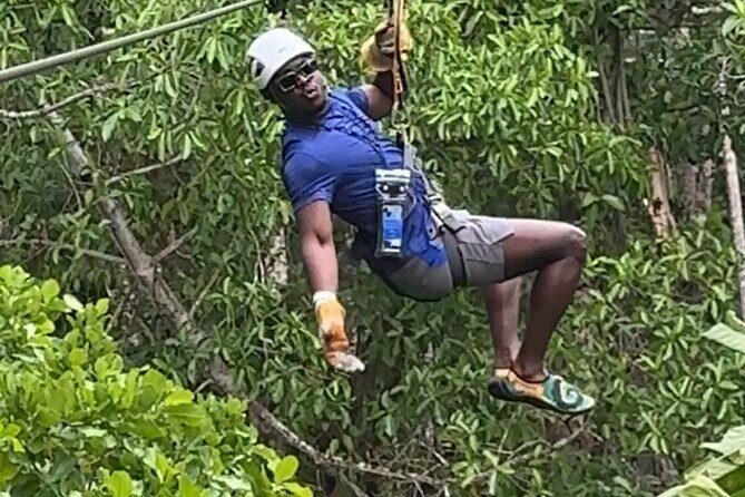 Ziplining and Dunn's River falls Combo from Montego Bay. - Key Points