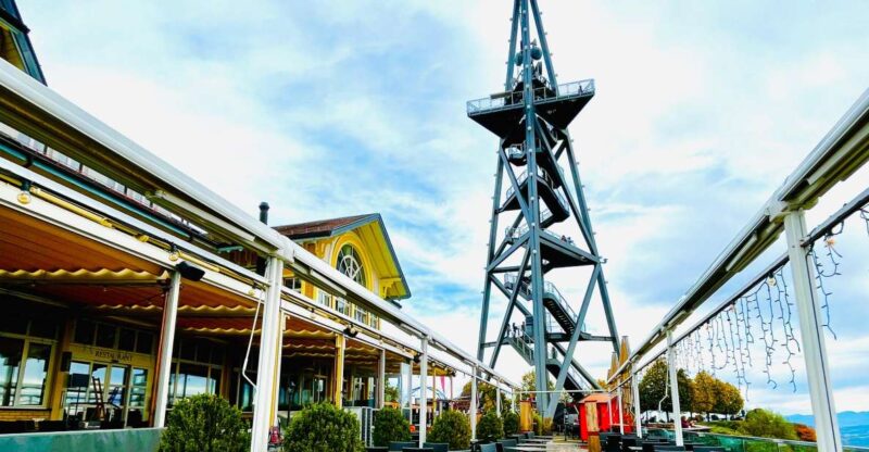 Zurich Cable Car Scenery up Panoramic Lake Zurich Comfort - Cable Car Details