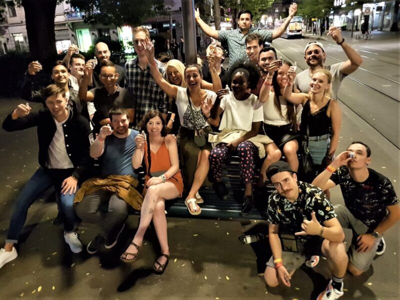 Zurich: Pub Crawl Nightlife Tour With Shots and Snacks - Nightlife Experience and Itinerary